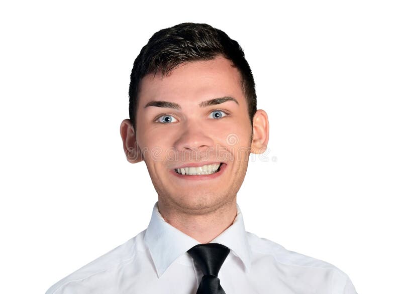 Business Man Happy Face Stock Photo - Image: 55934790