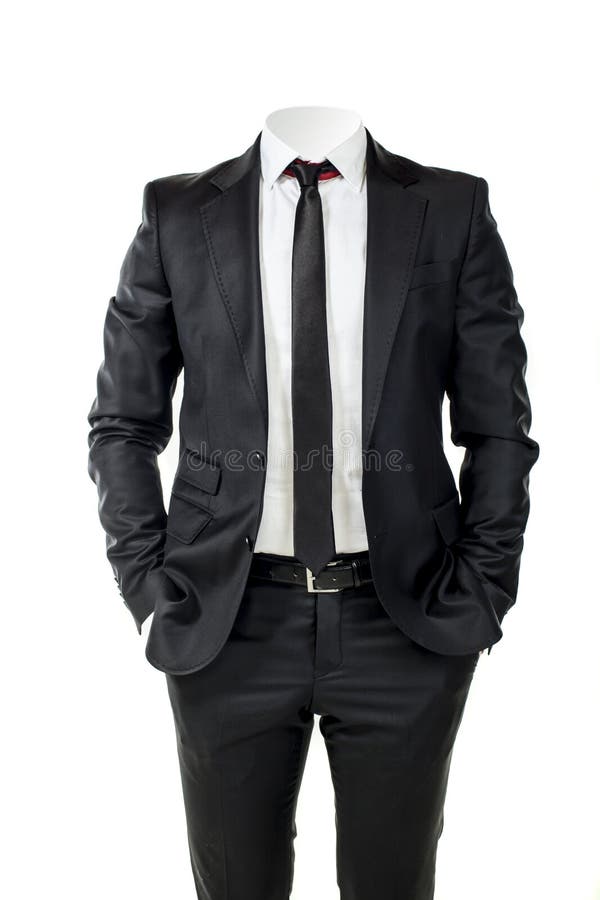 Business man without head stock image. Image of male - 33688717