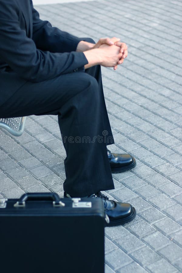 Business Man with His Briefcase Stock Image - Image of isolated, office ...