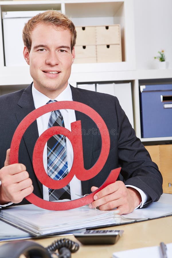 Business Man Holding Internet at Stock Photo - Image of connection ...
