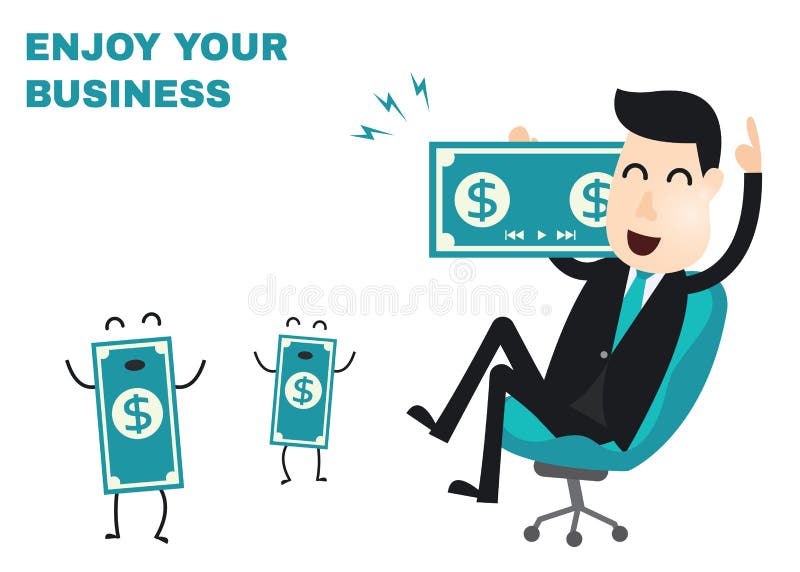 Business man infographics stock vector. Illustration of happy - 60359888