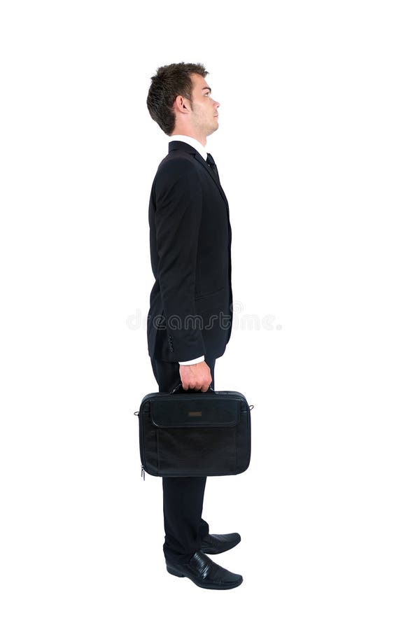 Business man isolated stock photo. Image of full, leader - 42527006