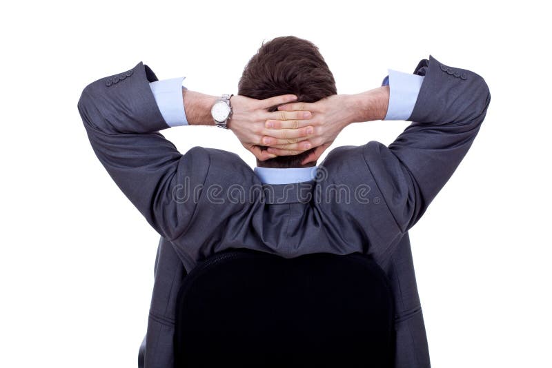 797 Man Leaning Back Chair Stock Photos - Free & Royalty-Free Stock ...