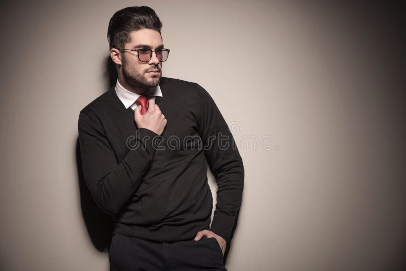 Business Man Looking Away from the Camera Stock Photo - Image of ...