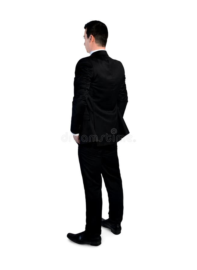 Business man looking back stock photo. Image of curiosity - 49404210