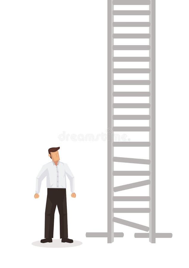 Broken Ladder Stock Illustrations – 891 Broken Ladder Stock ...