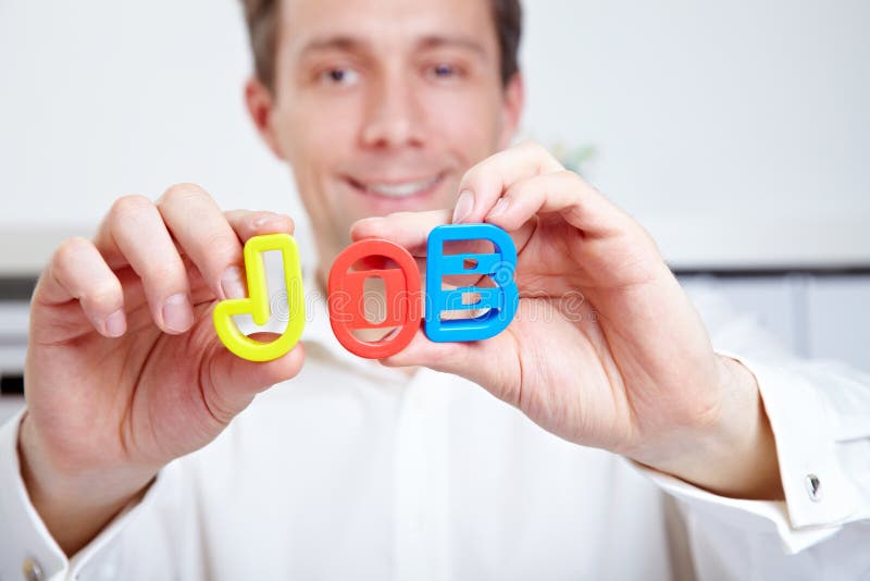 Business Man Looking for Job Stock Photo - Image of merchant, laughing ...