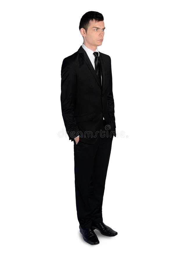 Business man looking side stock image. Image of face - 55937141