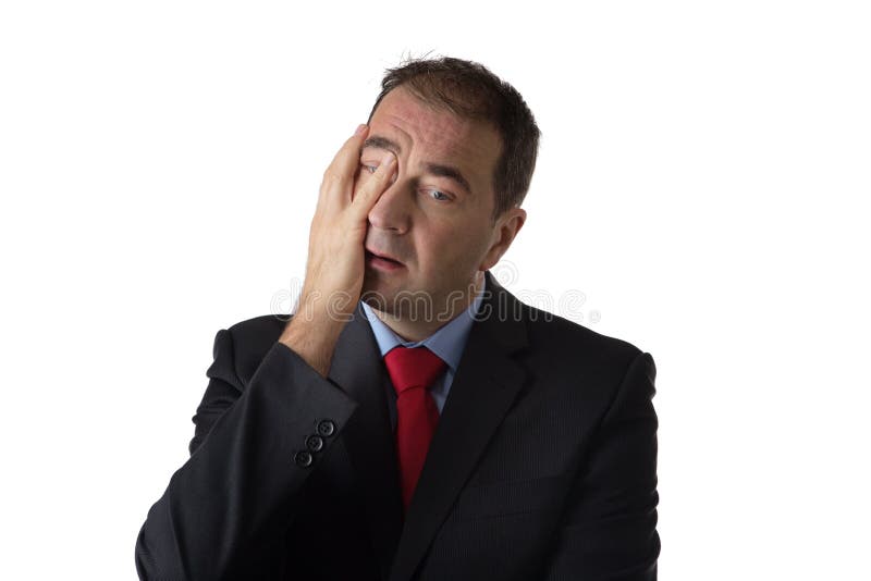 Not having a good day stock image. Image of crisis, serious - 97866795