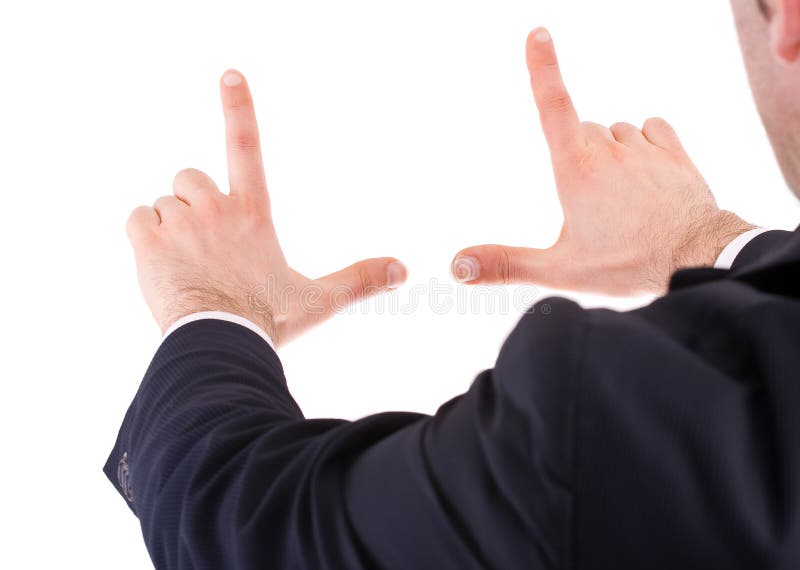 Hand Framing stock photo. Image of measure, fingerframe - 12607134