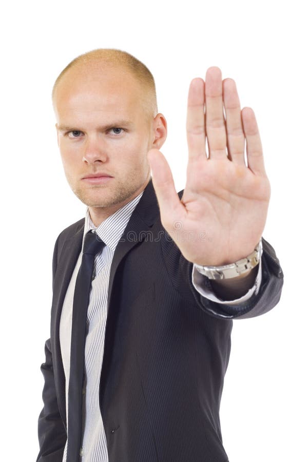 Police Officer - Stop stock image. Image of blue, halt - 3351733