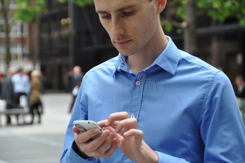 Man holding cell phone stock image. Image of abstract - 21822485