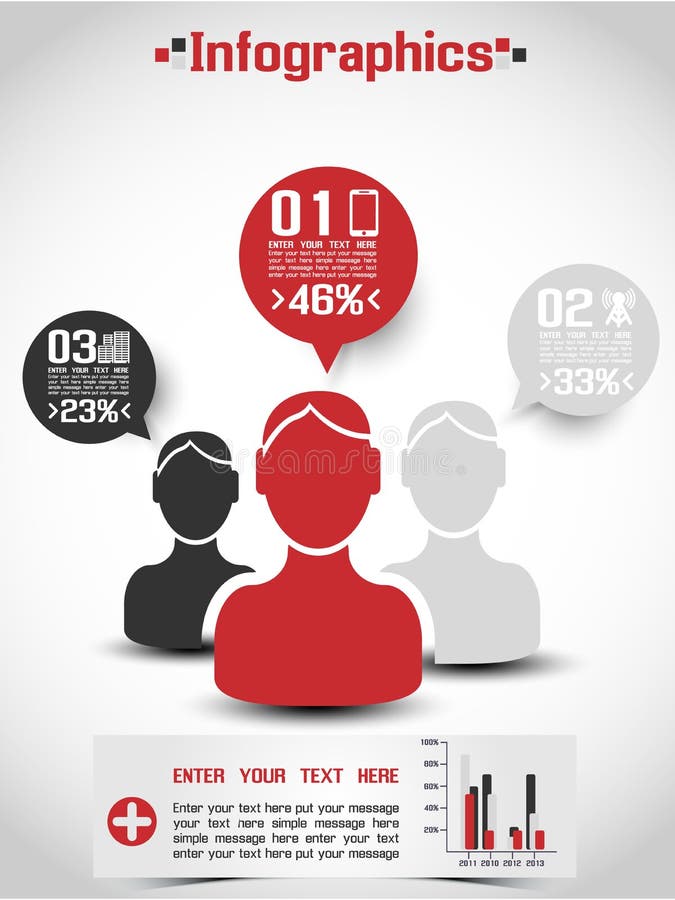 Business Man Modern Infographic Stock Vector - Illustration of elements ...