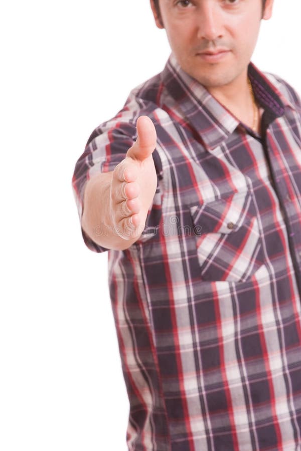 Business Man, Offering Handshake Stock Image - Image of gesture, hands ...