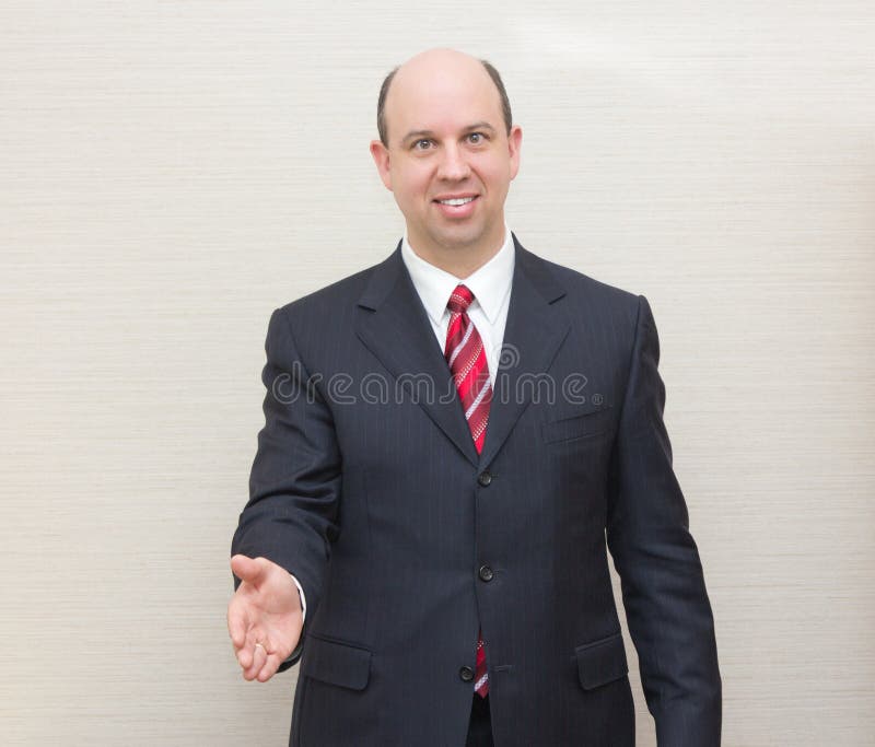 Business Man Offering a Handshake Stock Image - Image of confident ...