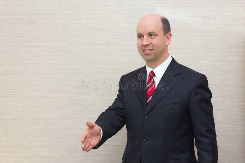 Business Man Offering a Handshake Stock Photo - Image of corporate ...