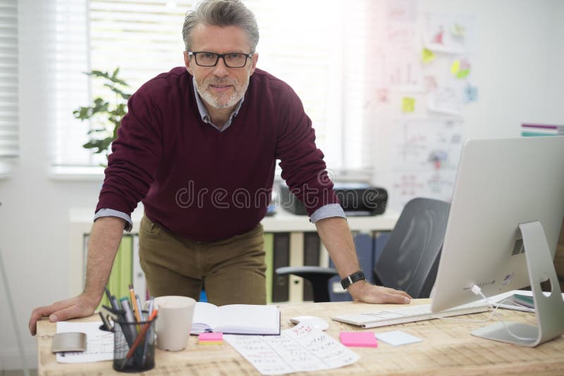 Business man in the office stock image. Image of office - 62834311
