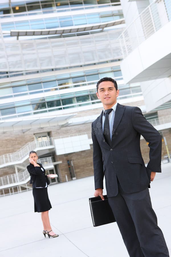 Business Man at Office Building Stock Image - Image of sales, fashion ...