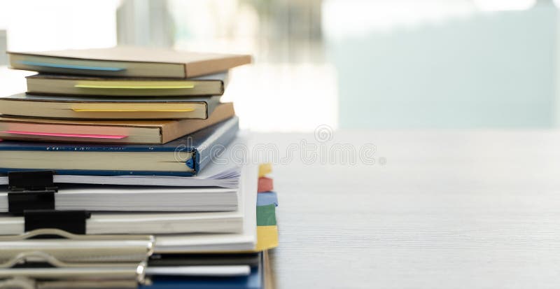Business Man Office Employee Working Contract with Documents Stacks of ...
