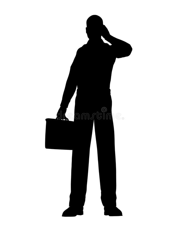 Business Man Outline Picture. Image: 5363095