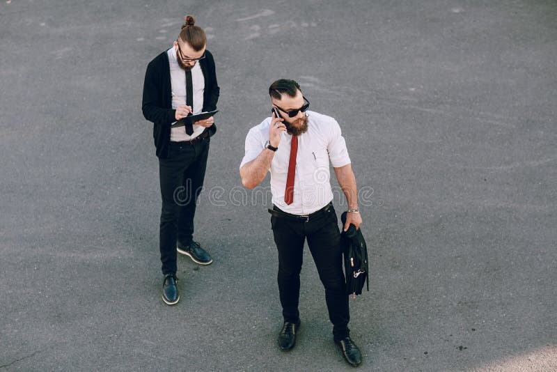 Business man outside stock photo. Image of boss, confident - 68958328
