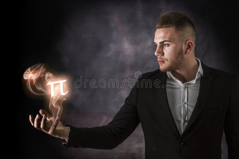 Business Man with PI on Fire Stock Photo - Image of design, investments ...