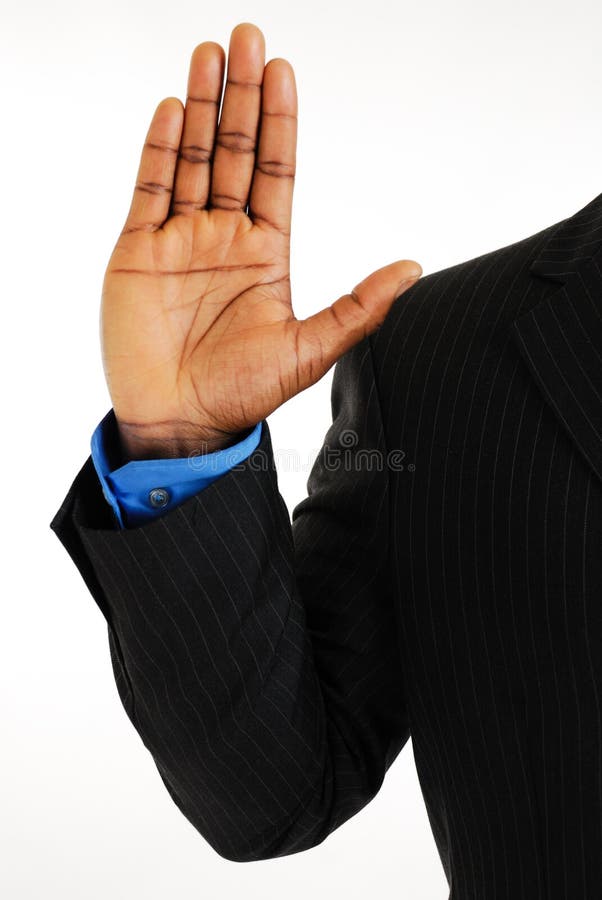 Business man pledging stock image. Image of business, promise - 8022995