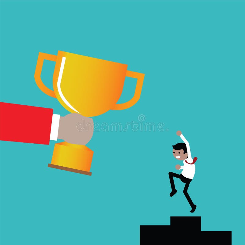Getting Trophy Stock Illustrations – 215 Getting Trophy Stock ...