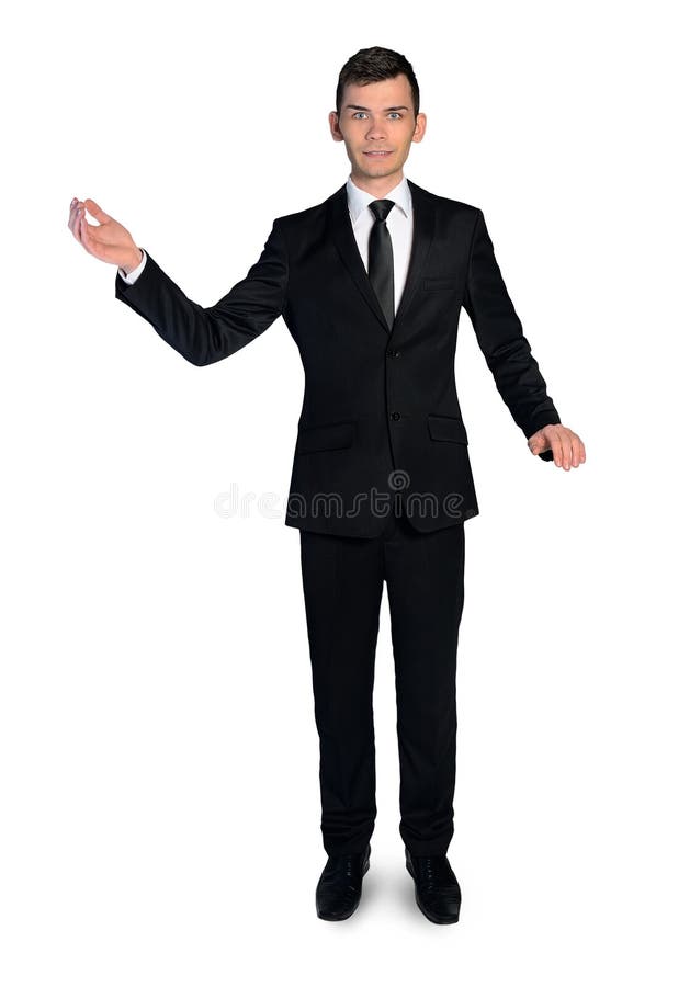 Business Man Point Something Stock Photo - Image of click, finger: 55937128