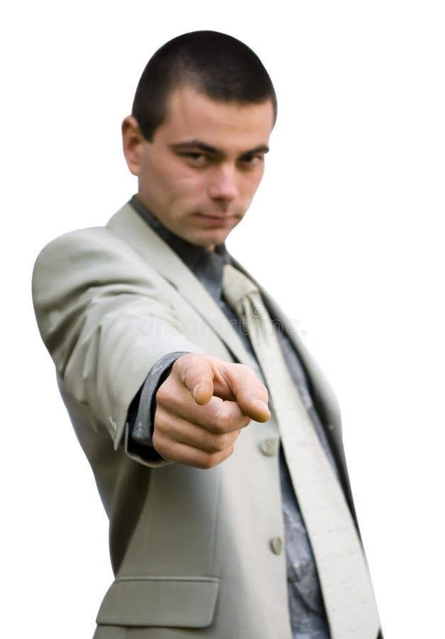 Business man pointing stock image. Image of pointing - 16877689