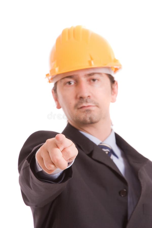 Business Man, Pointing Forward Stock Photo - Image of good, leadership ...