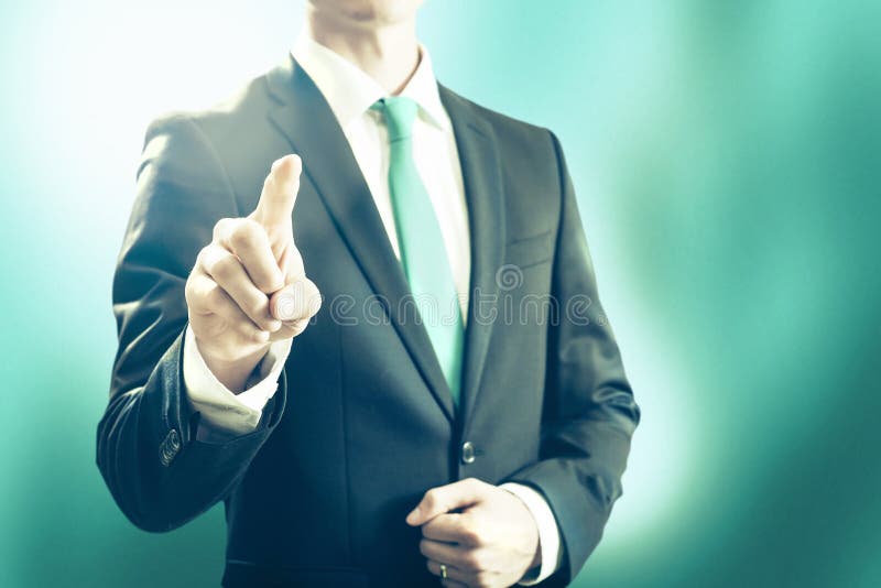 Business Man Pointing Towards Camera Stock Image - Image of choice ...