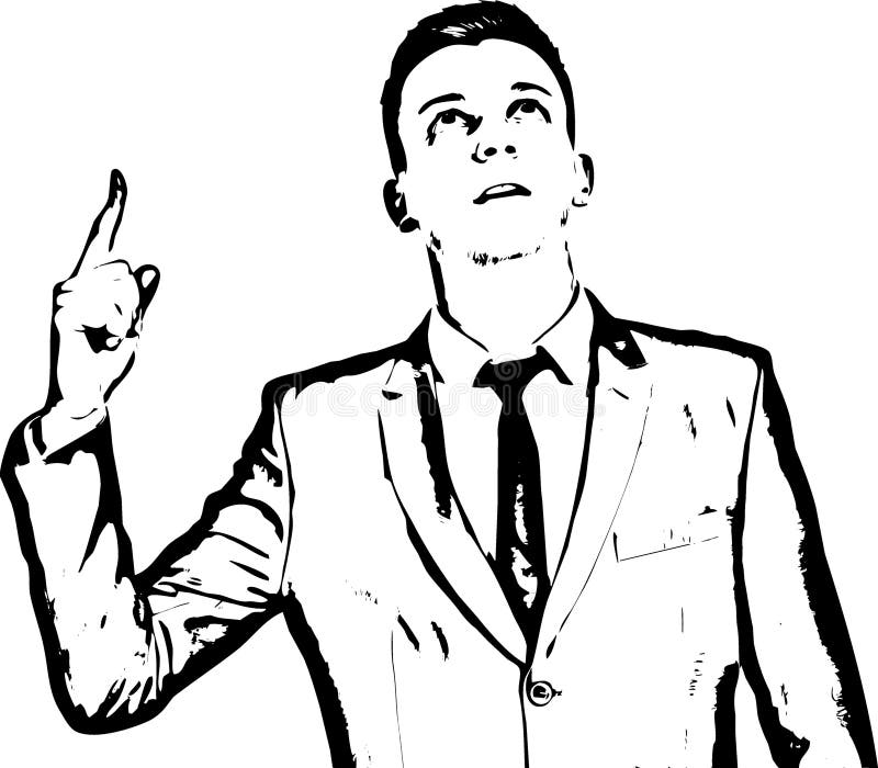 Man Pointing Stock Illustrations – 51,147 Man Pointing Stock ...