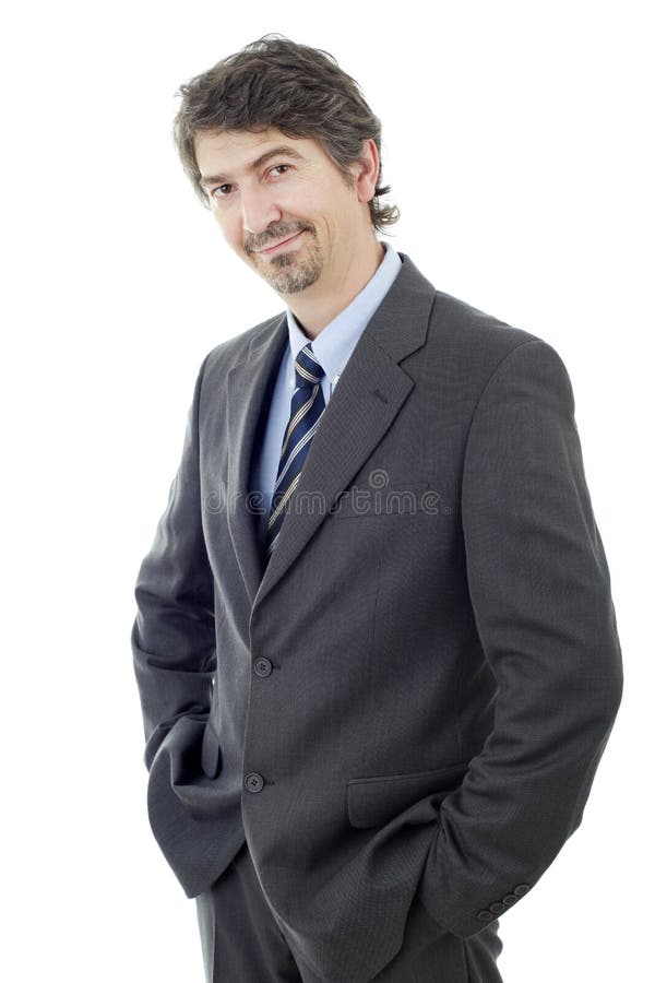 Business man portrait stock image. Image of isolated - 217113053