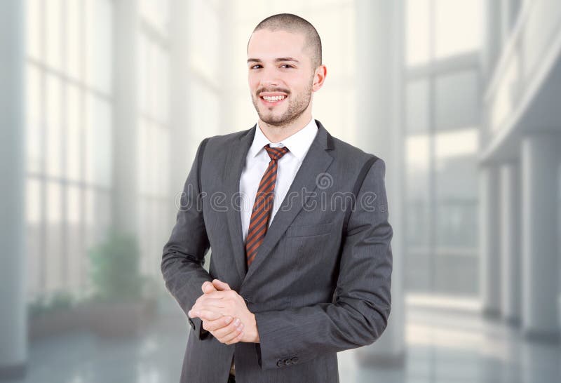 Business Man Portrait at the Office Stock Photo - Image of face ...