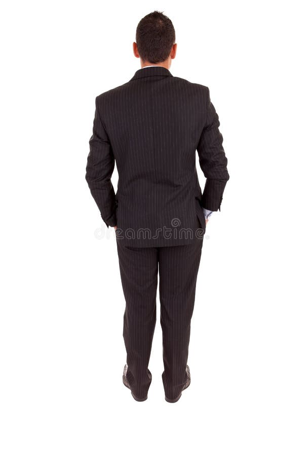 Business Man Posing Backwards Stock Photo - Image of caucasian, person ...