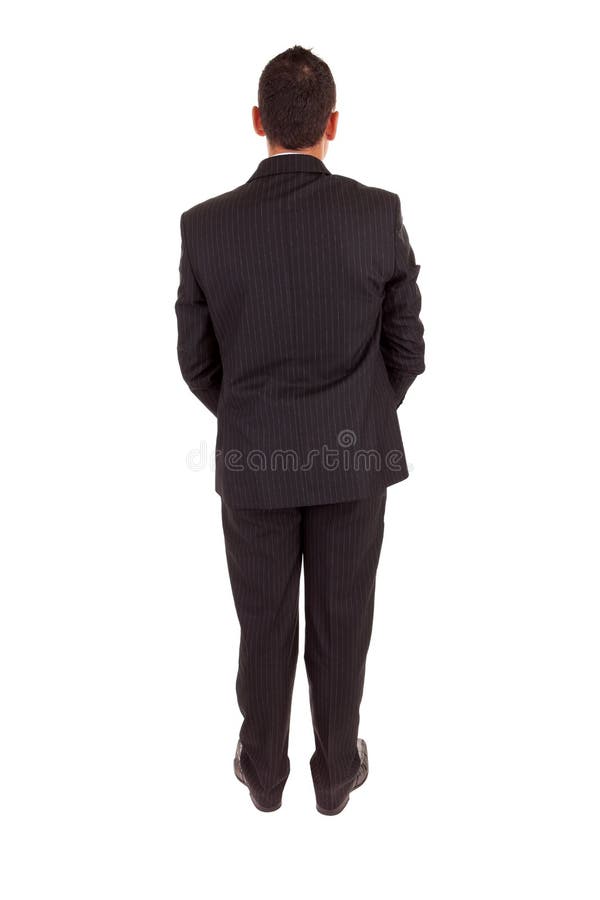 Business Man Posing Backwards Stock Photo - Image of corporate ...