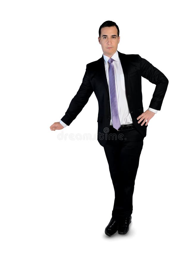 Business Man Presenting Something Stock Photo - Image of hold, object ...