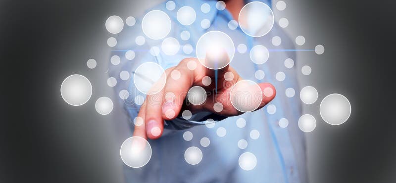 Button stock photo. Image of interaction, business, connect - 24718854