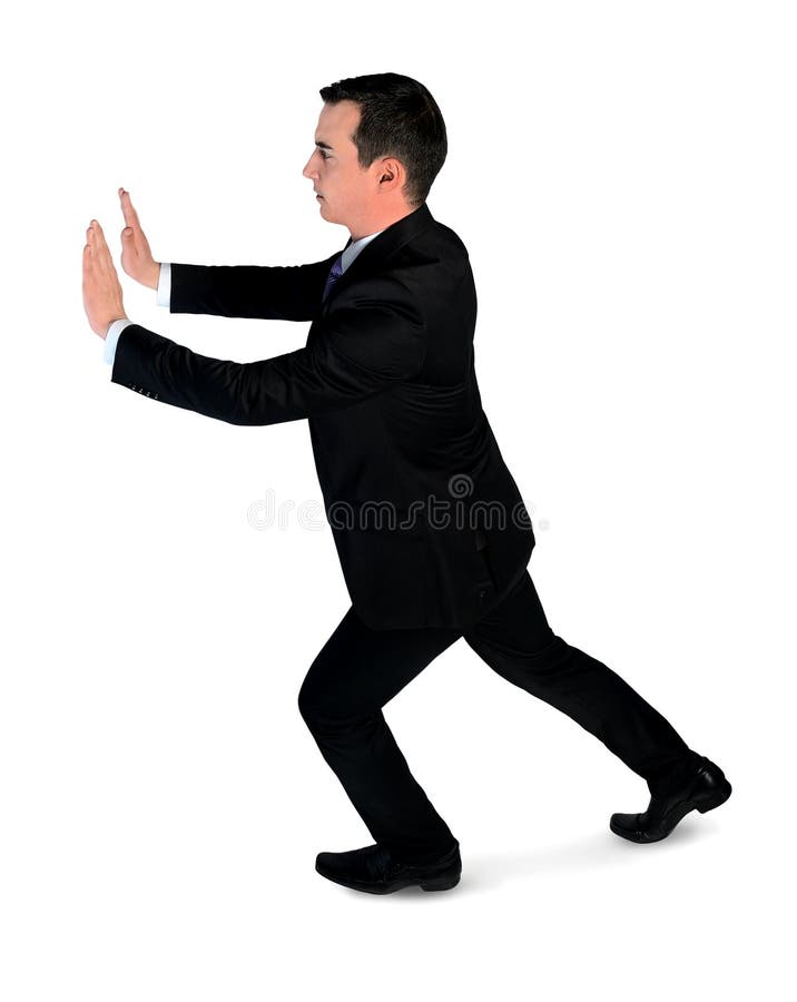 520 Man Pushing Something Stock Photos - Free & Royalty-Free Stock ...