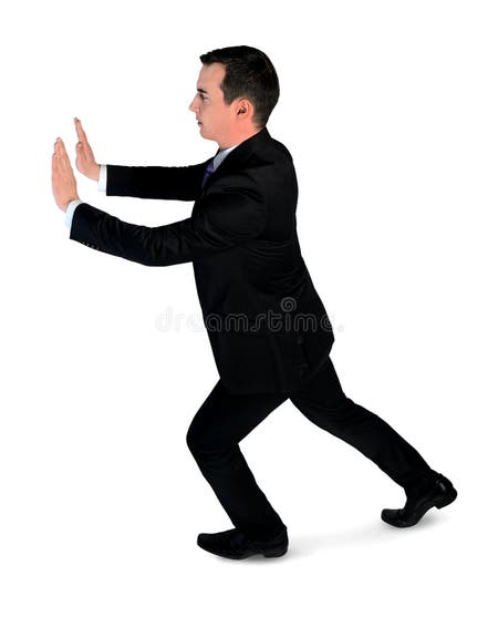 520 Man Pushing Something Stock Photos - Free & Royalty-Free Stock ...