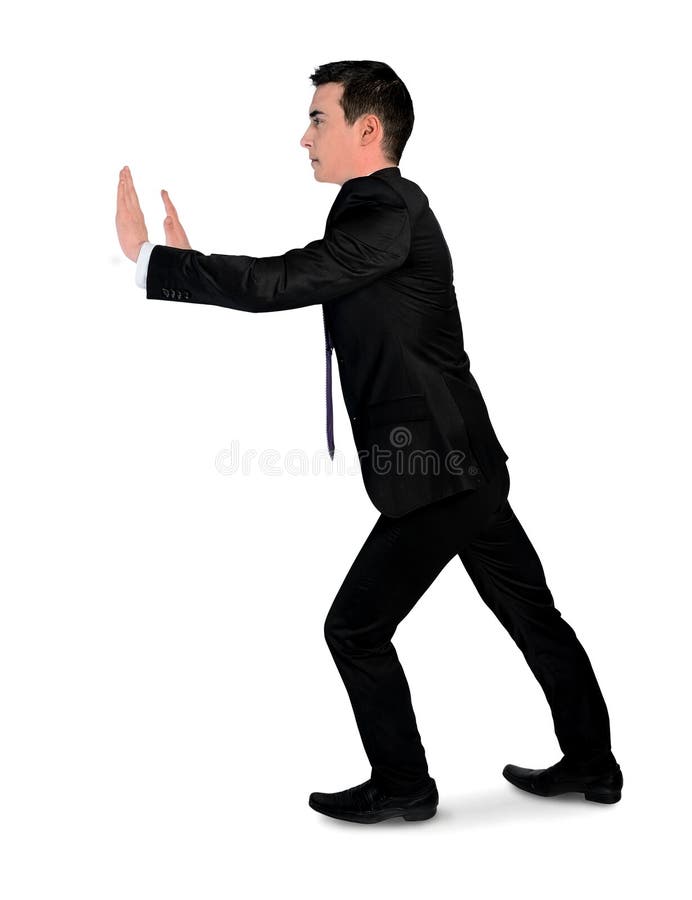 539 Business Man Push Something Stock Photos - Free & Royalty-Free ...