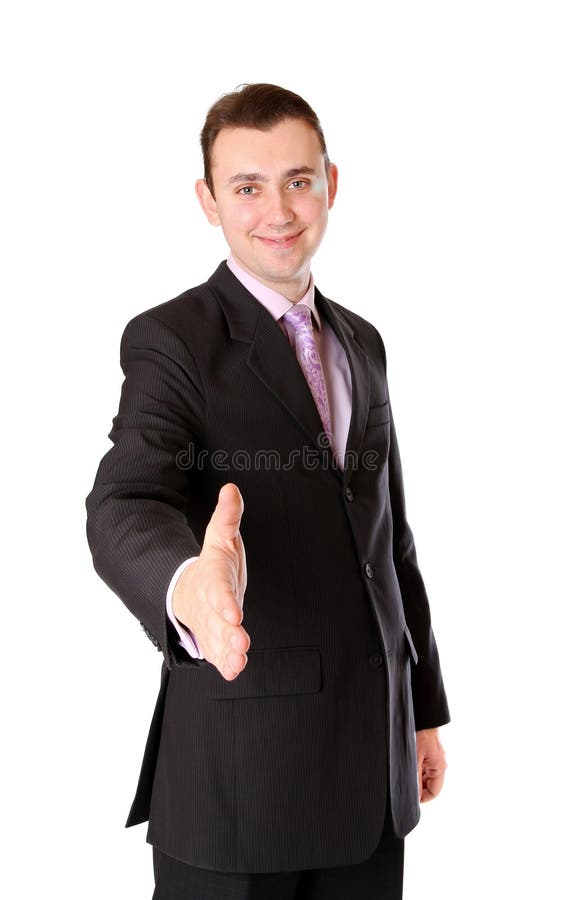 Business Man is Ready for Handshake Stock Photo - Image of office ...