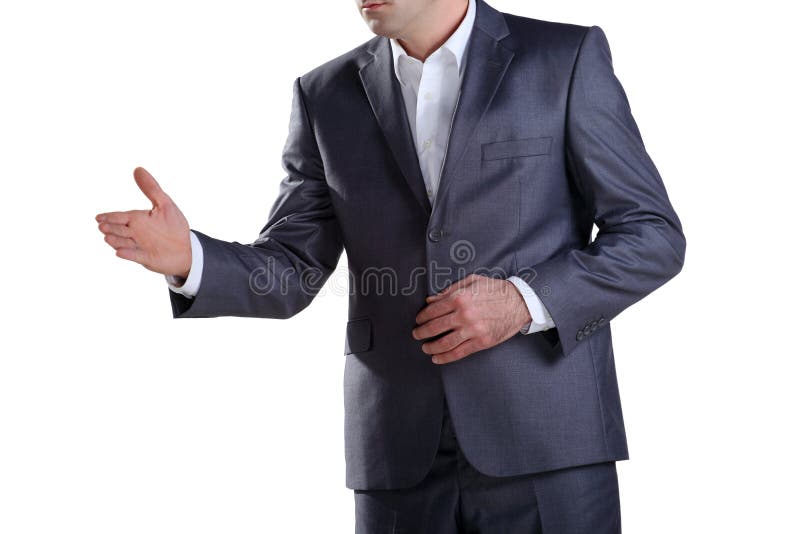 Business Man Ready for a Handshake 2 Stock Photo - Image of contact ...
