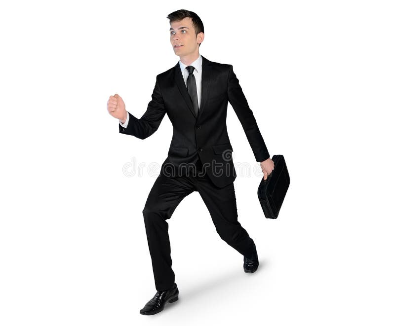 Business man run away stock image. Image of body, away - 55936919