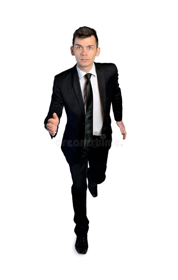 Business man run stock photo. Image of hurry, active - 49405210