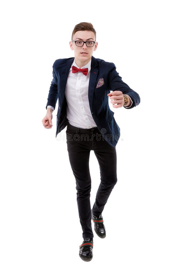 Business man run to camera stock photo. Image of ambition - 49737246
