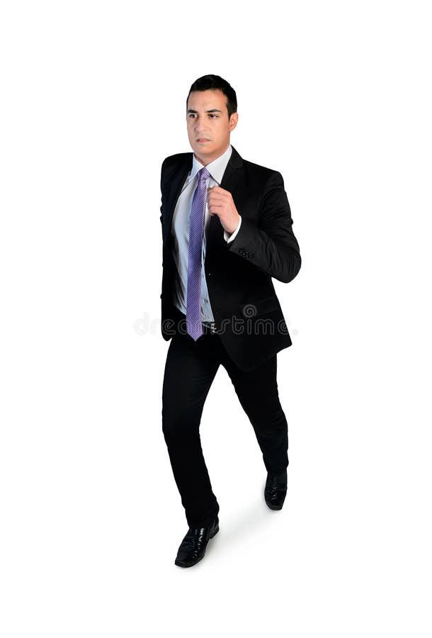 Business man running away stock photo. Image of corporate - 49404238