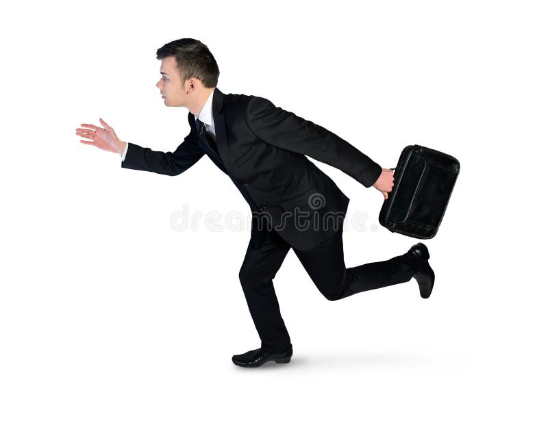 Business man running side stock image. Image of lifestyle - 55934843