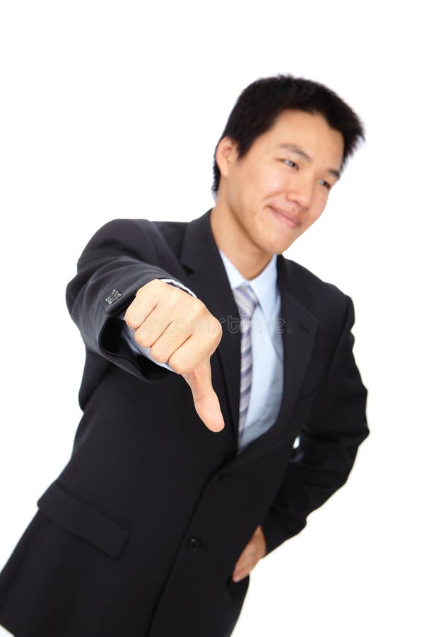 2,293 Sad Thumb Down Hand Sign Isolated White Stock Photos - Free ...